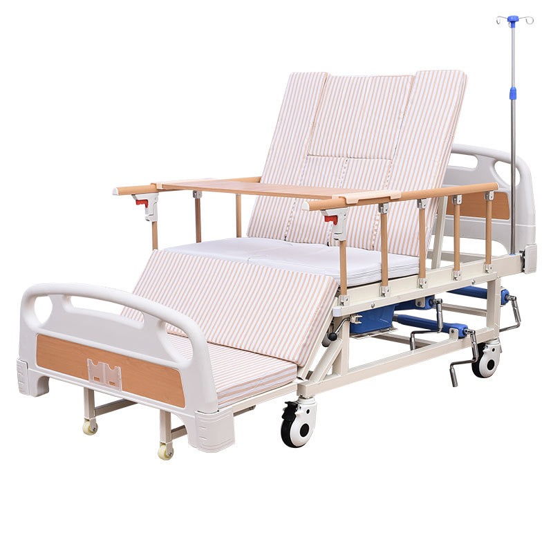 Adjustable Multi-functional Manual Nursing Care Bed