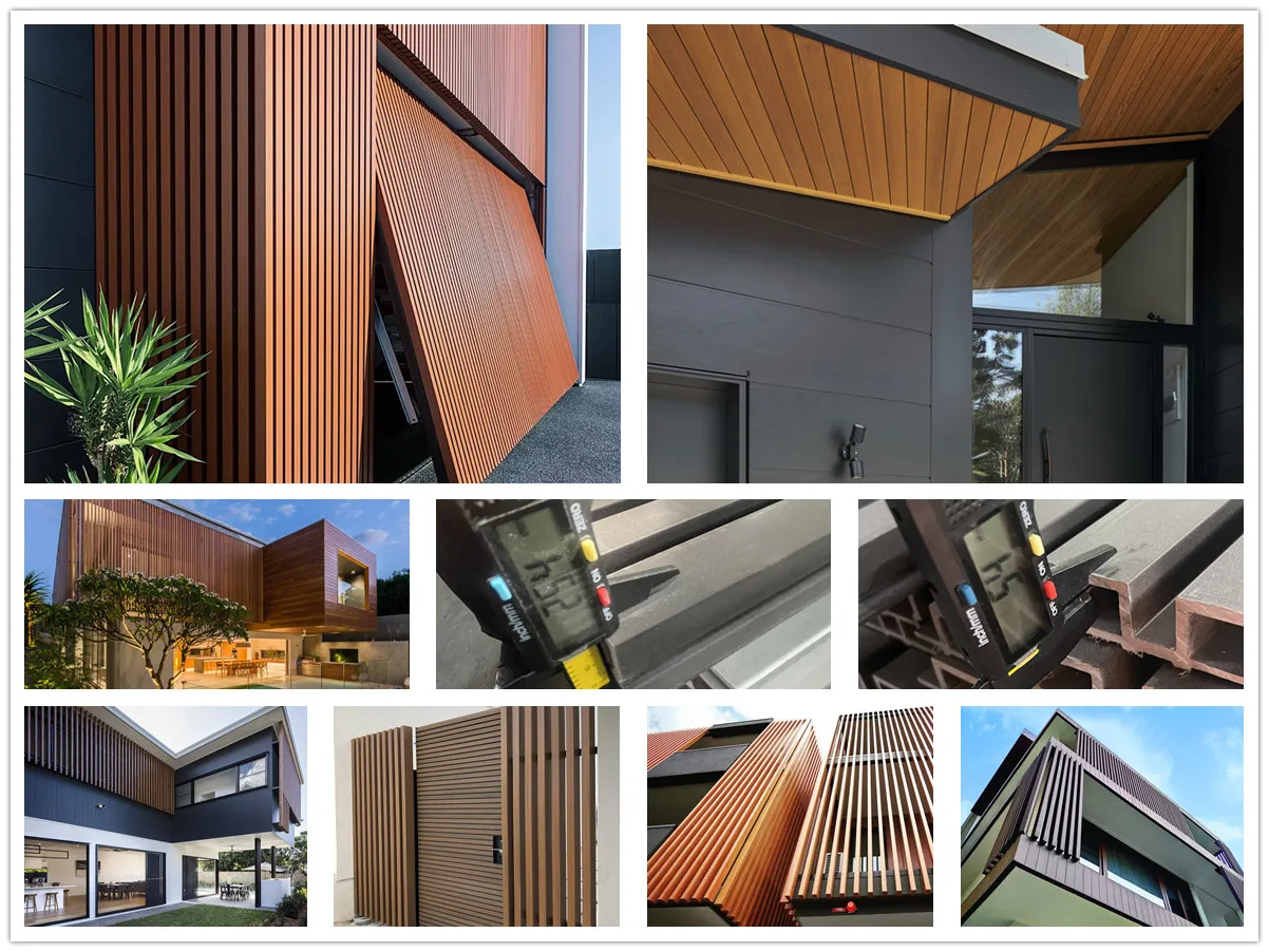 Outdoor WPC Film Coating Wall Panels