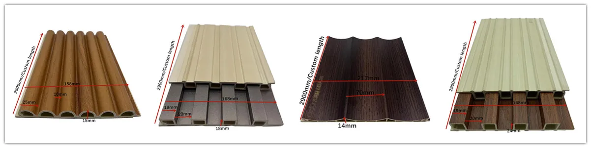 Indoor WPC Fluted Wall Panels