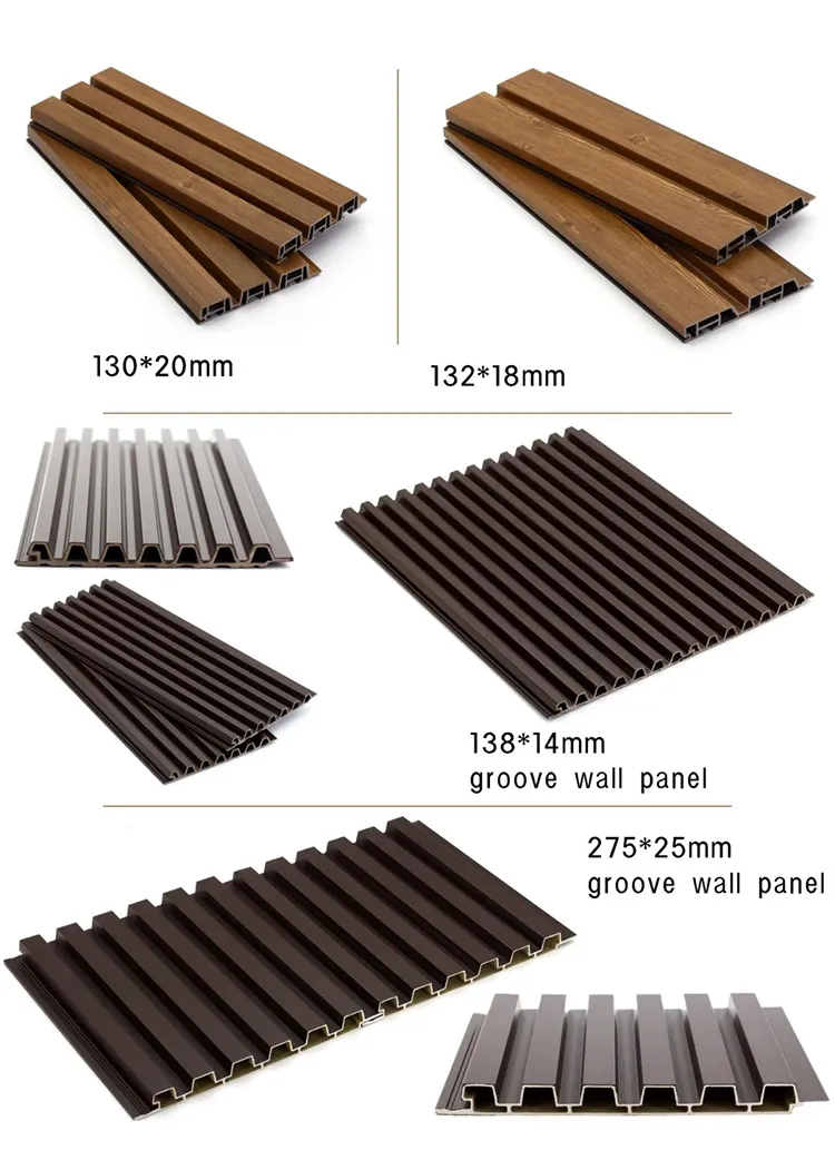 Outdoor WPC Film Coating Wall Panels