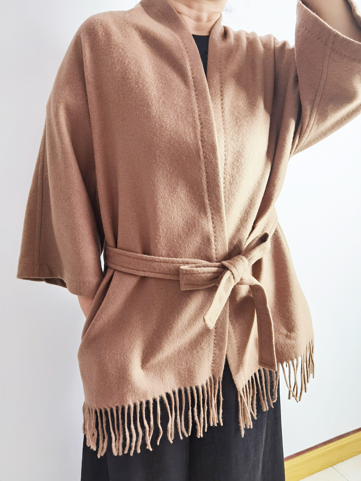 Women's woven coat