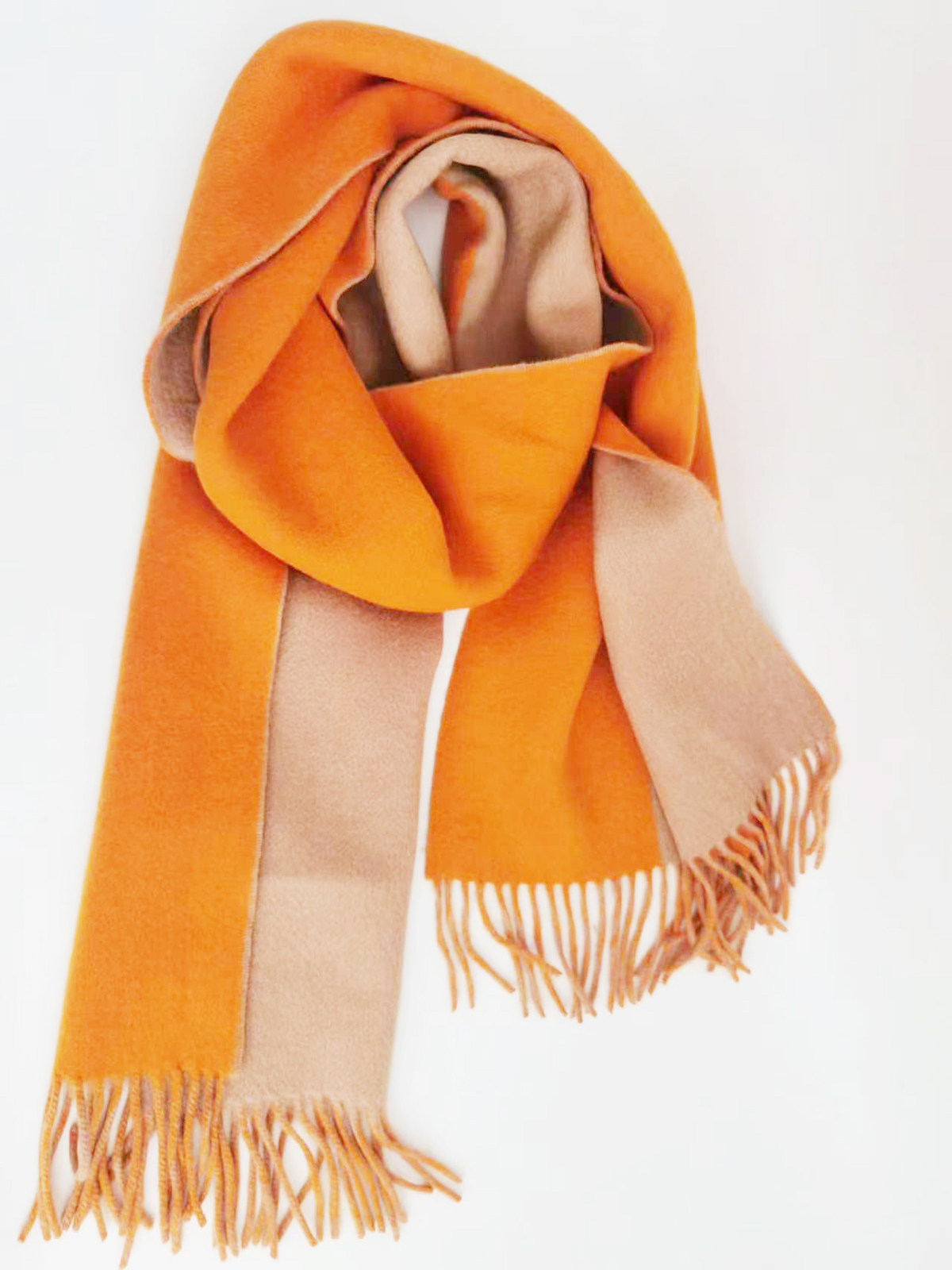 Women's cashmere wool blend woven scarf for FW