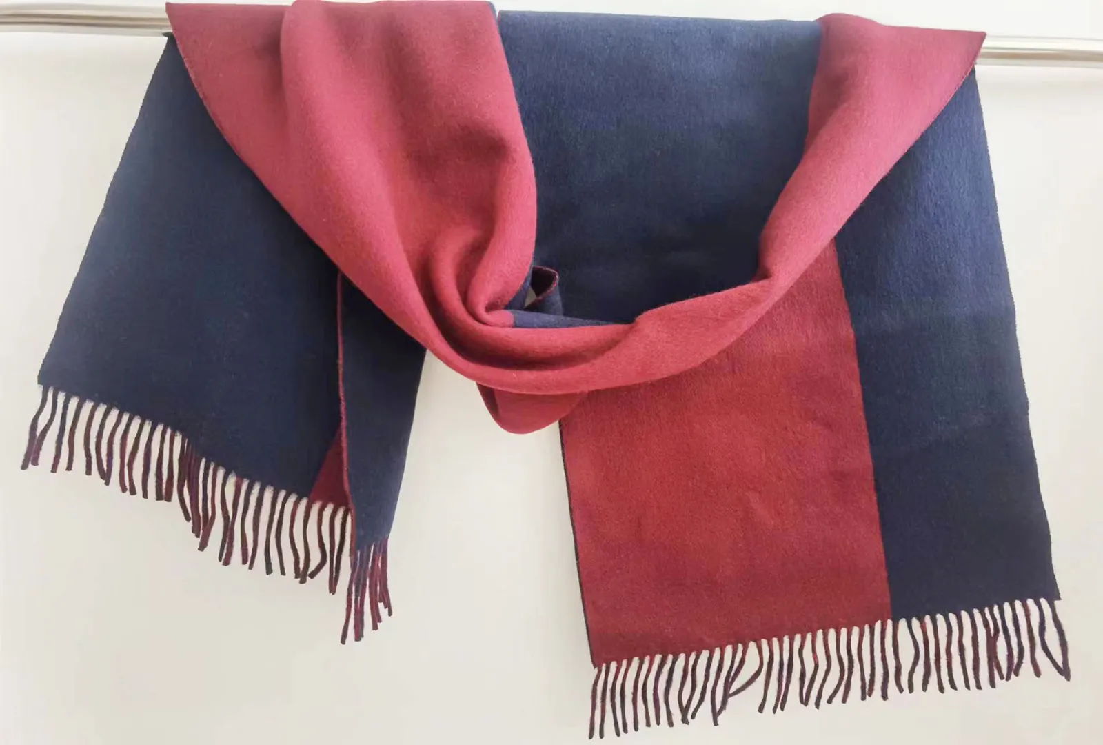 Women's cashmere wool blend woven scarf for FW