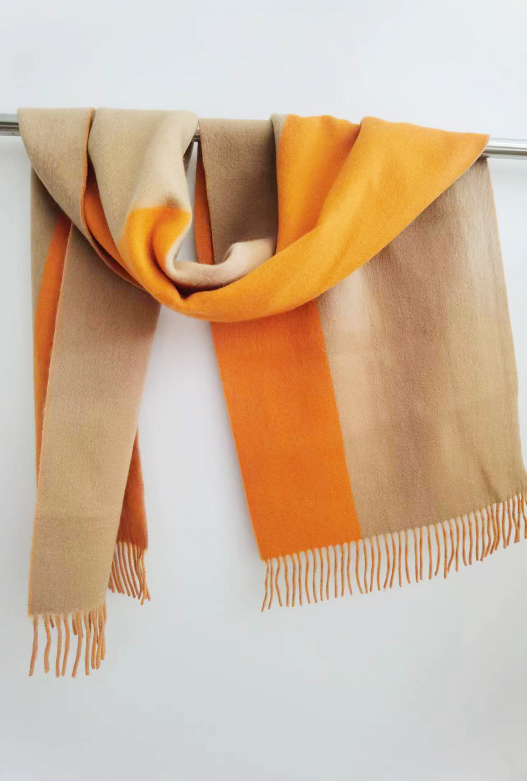 Women's cashmere wool blend woven scarf for FW