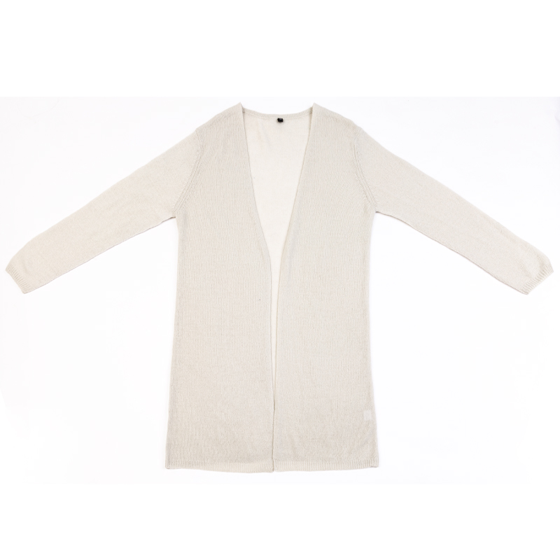 Women's cashmere long cardigan lightweight