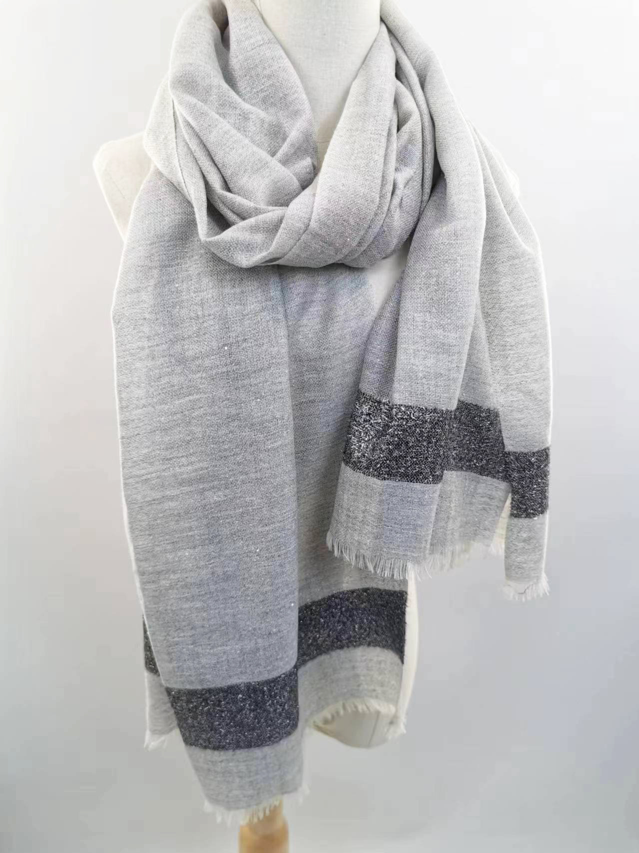 Lady's Cashmere lightweight Shawl Blingbling