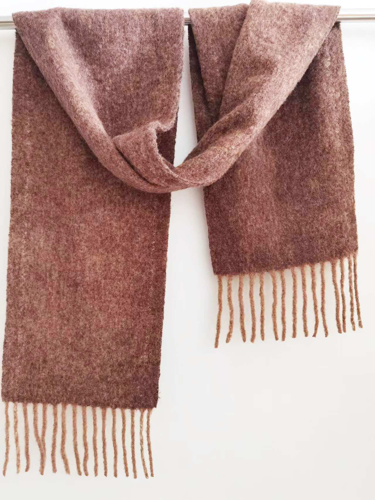 Lady's woolen woven scarf for FW
