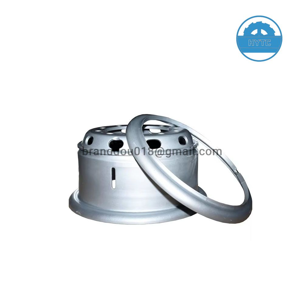 Custom heavy truck wheel rims 8.00V-20 inch steel rim for 11.00-20 Tires