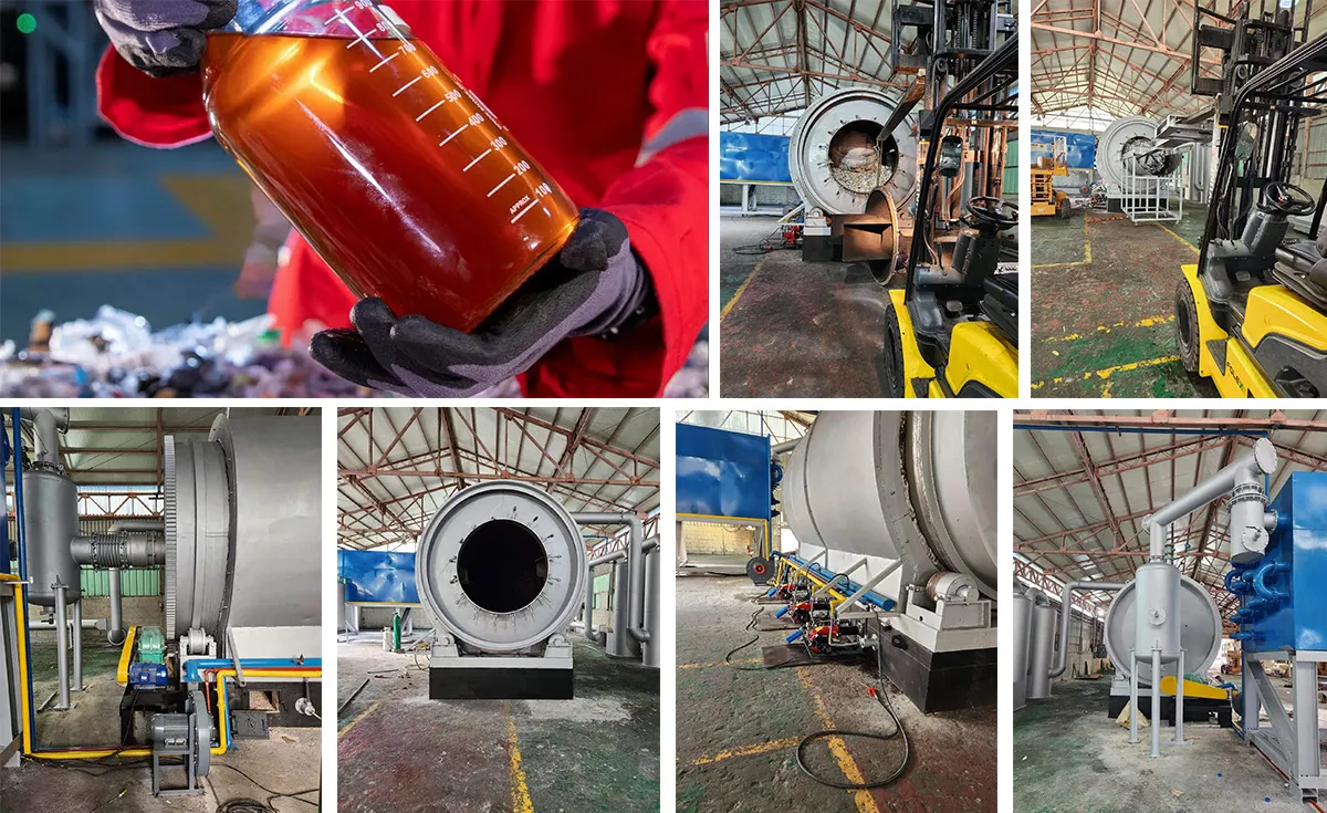 5-15 Tons Waste Plastic Pyrolysis Plant