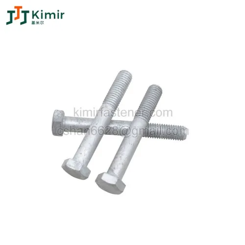 External hexagon bolt, galvanized/ HDG