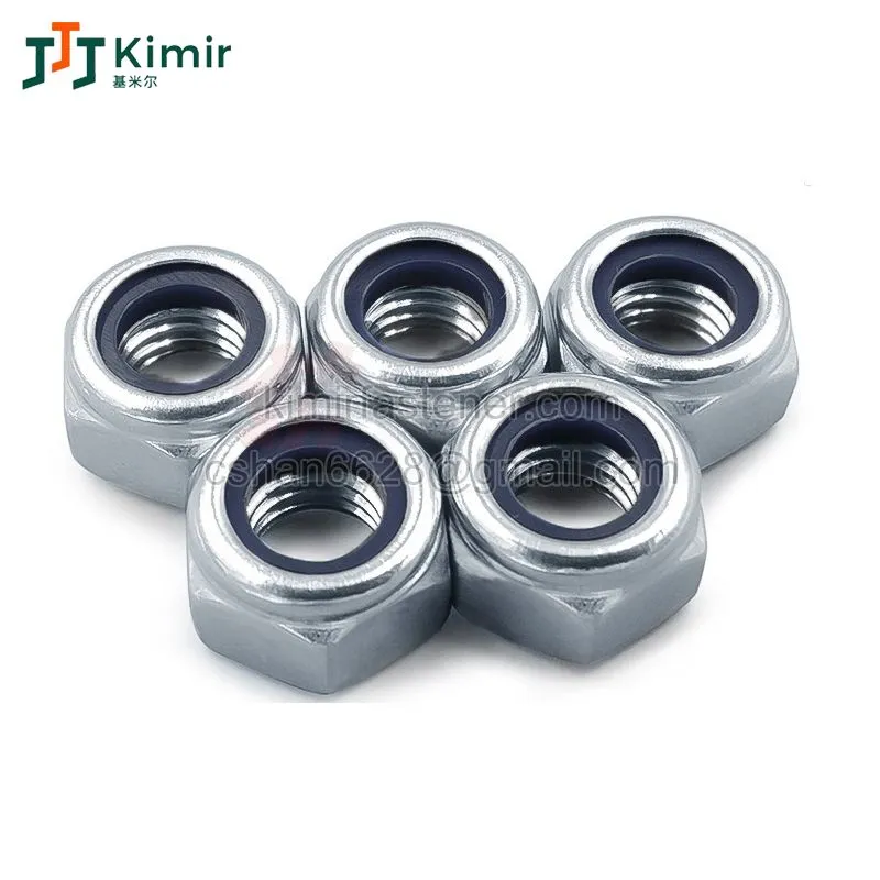 Galvanized hexagon lock nut, locknut