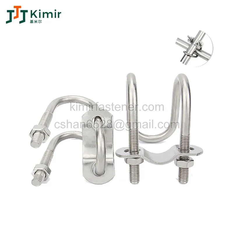 Cross pipe clamp, u bolt