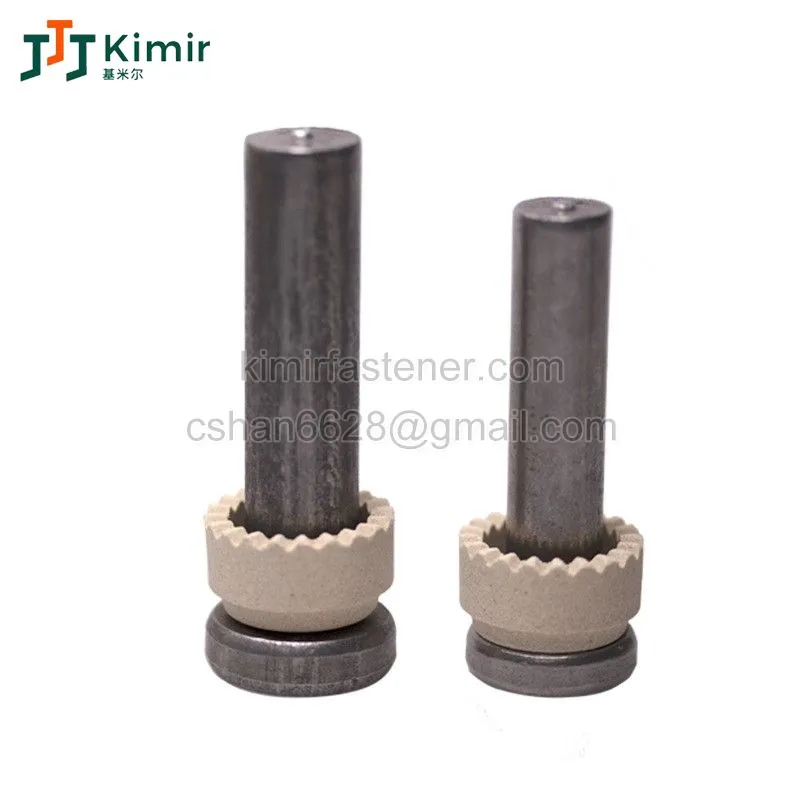 Cylindrical head welding nail, Welding nail