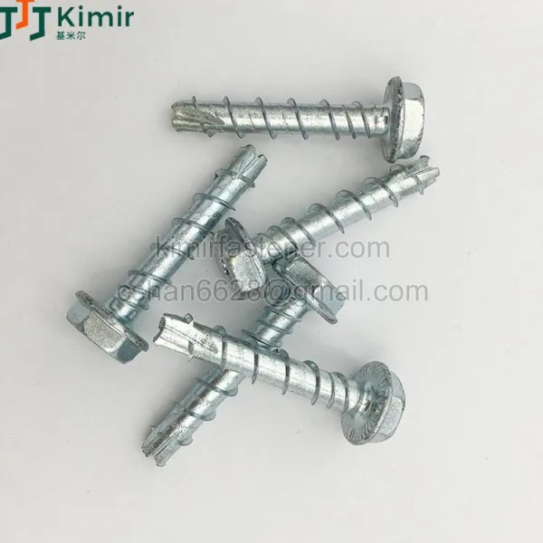 Self-tapping flange anchor