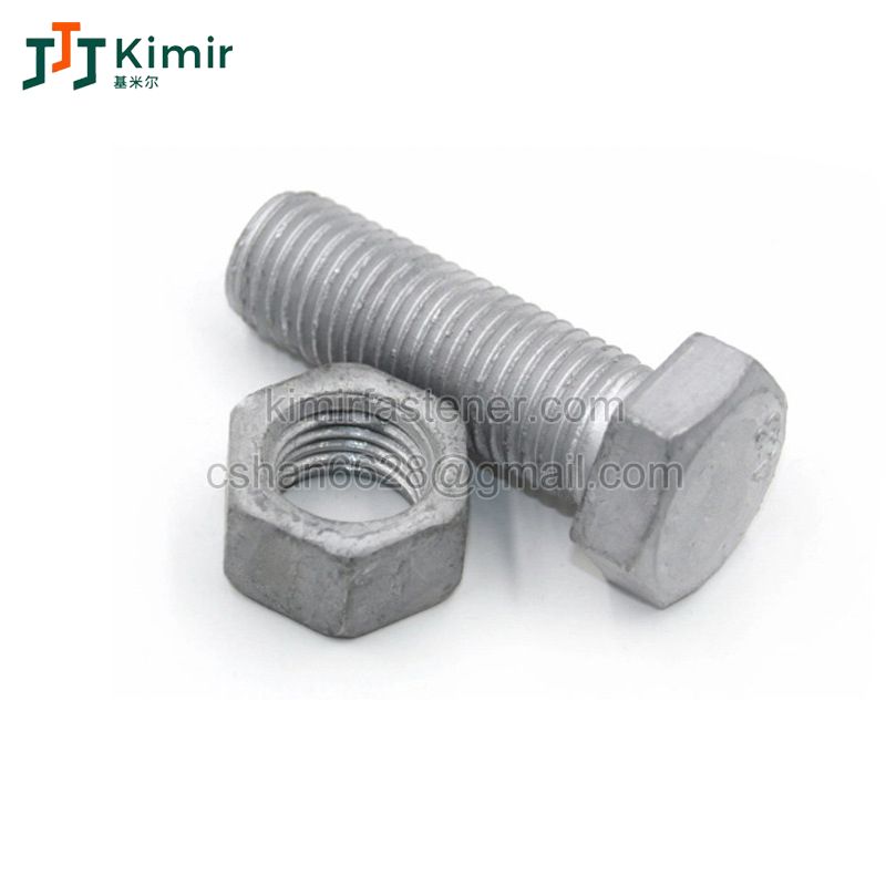 Galvanized -threaded bolt-boit