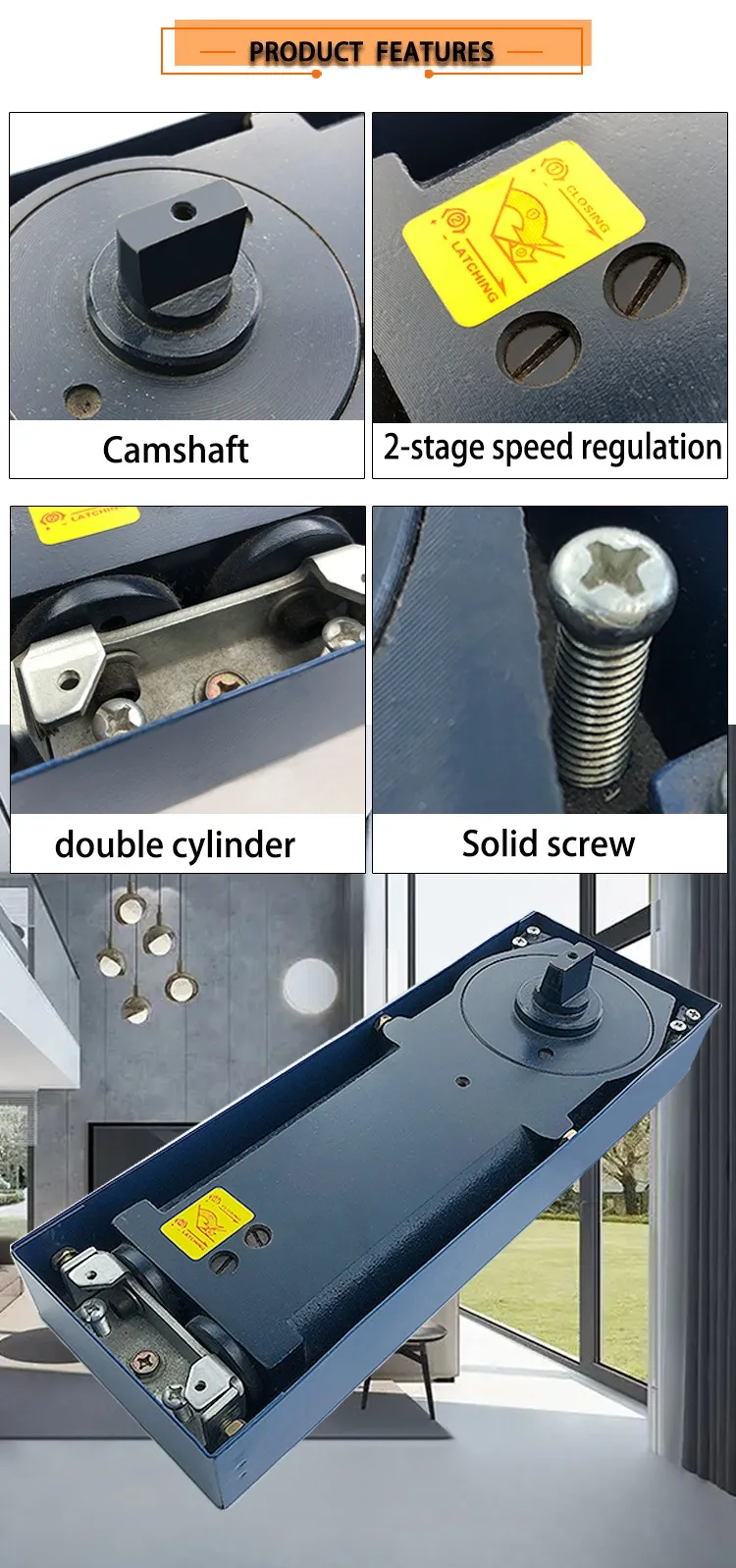 Floor Spring Closer For Door