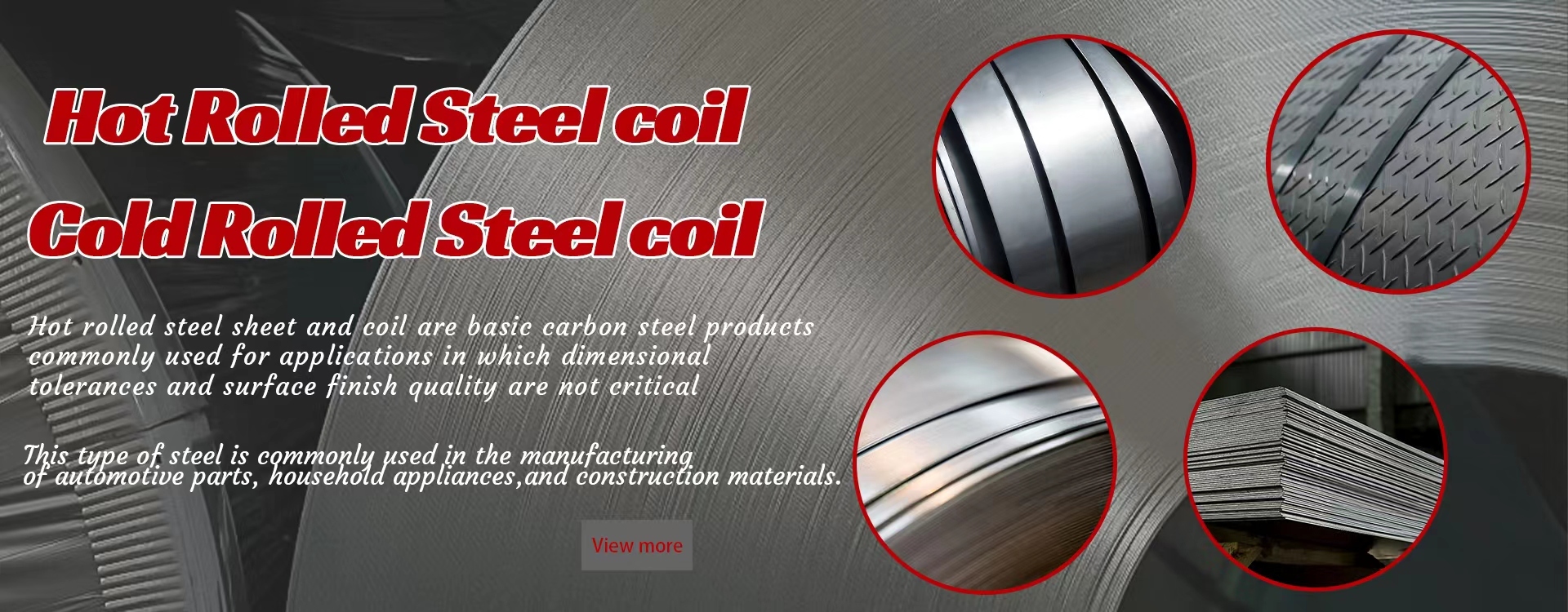 Premium Rolled Steel Sheets & Coils