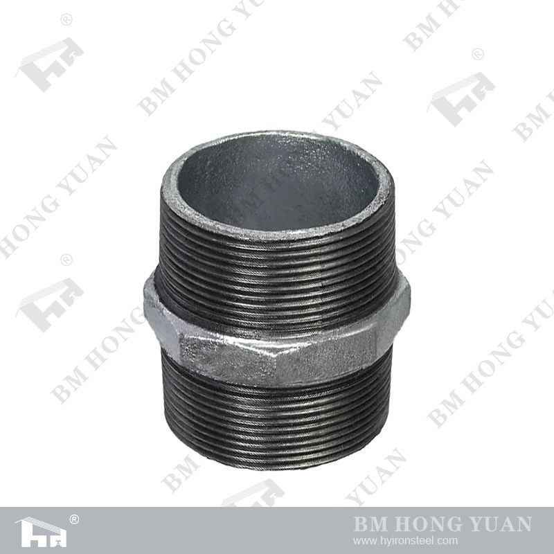 Galvanized Hex Nipple