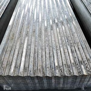 Wave galvanized flower roofing