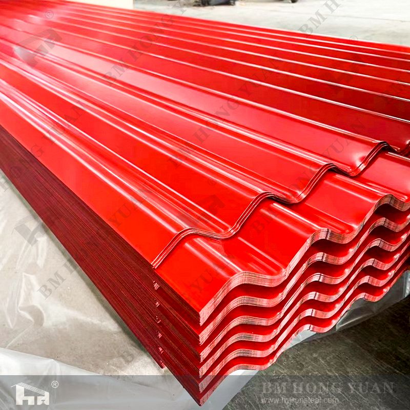 Wave Color Galvanized Roofing
