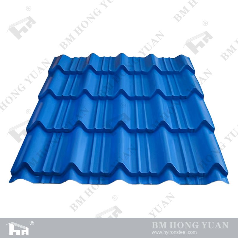 Color Galvanized Glazed Roof