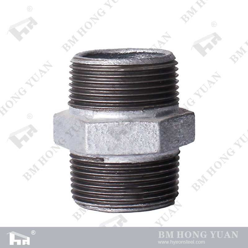 Galvanized Hex Nipple