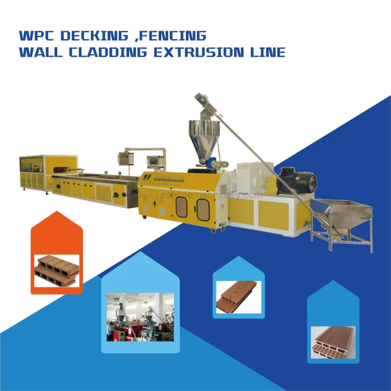 WPC decking ,fencing,wall cladding extrusion line