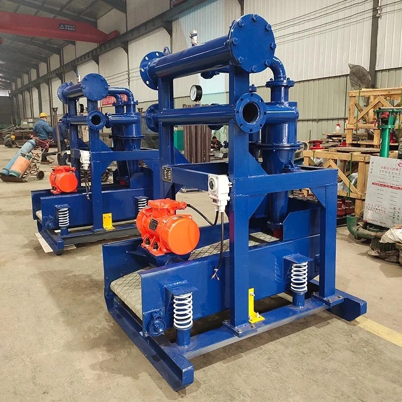 Drilling Fluids Mud Desander with Hydrocyclone Cyclones