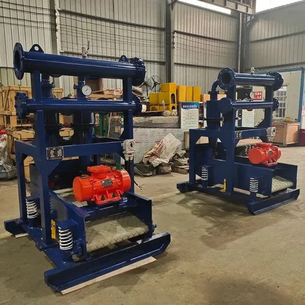 Drilling Fluids Mud Desander with Hydrocyclone Cyclones