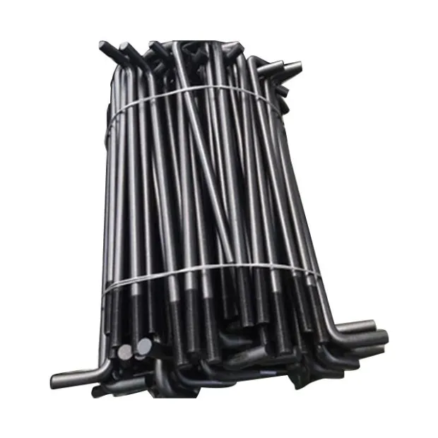 Embedded anchor bolt high strength black steel structure welding ...