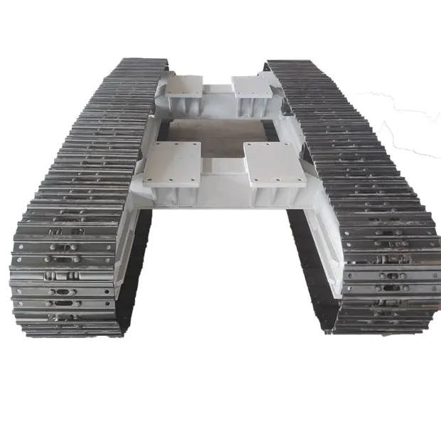 Customized 1-40ton straight beam track chassis Straight beam crawler ...