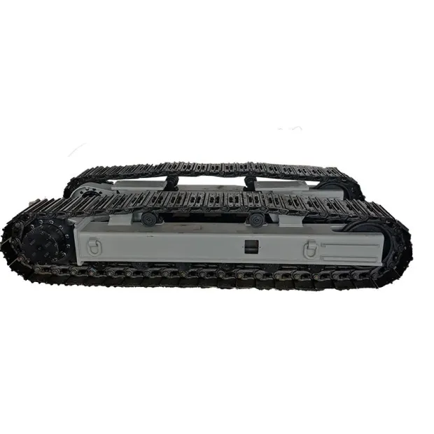 Customized 1-40ton straight beam track chassis Straight beam crawler ...