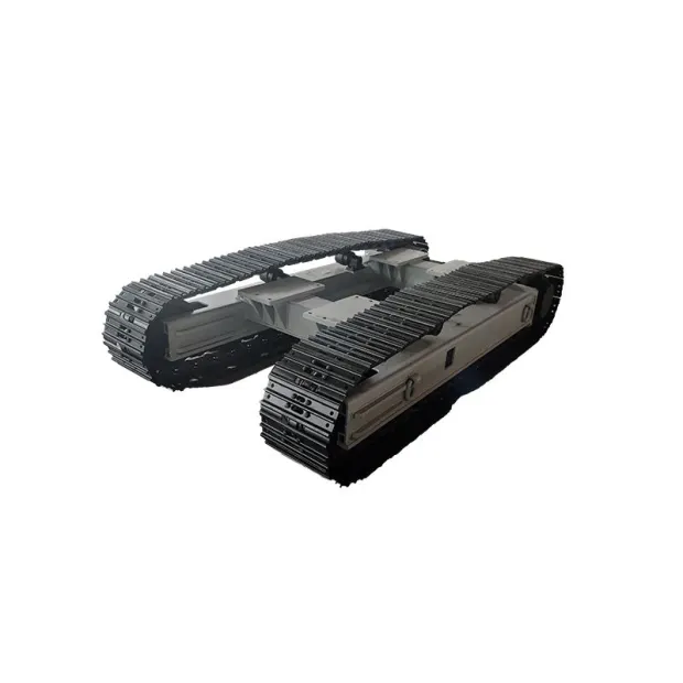 Customized 1-40ton straight beam track chassis Straight beam crawler ...