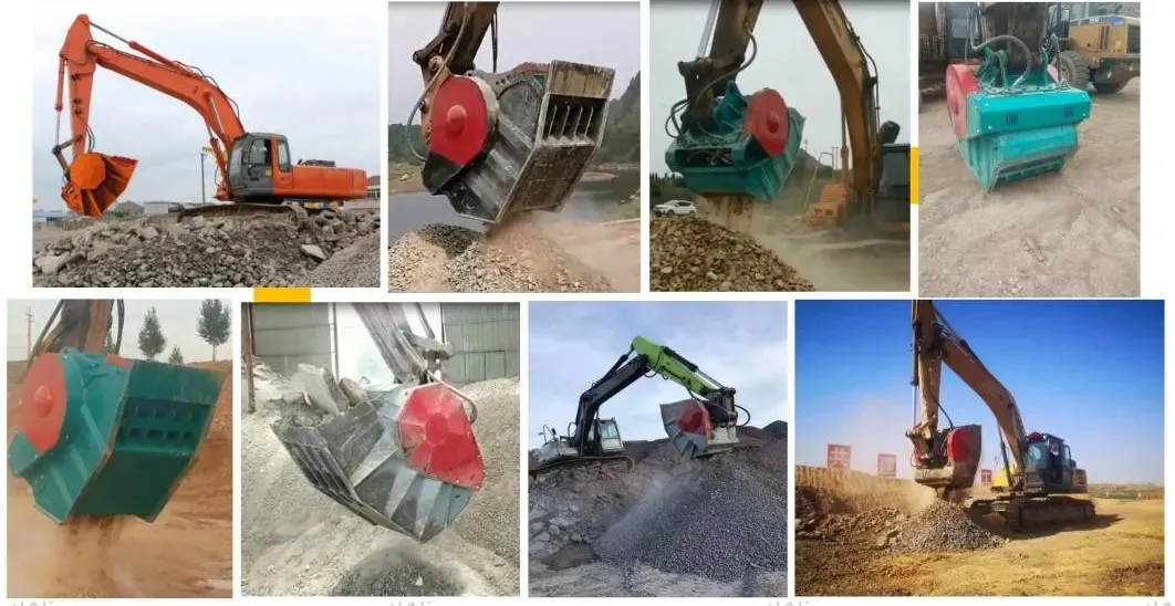 Excavators Crushing Bucket/Stone Break Bucket