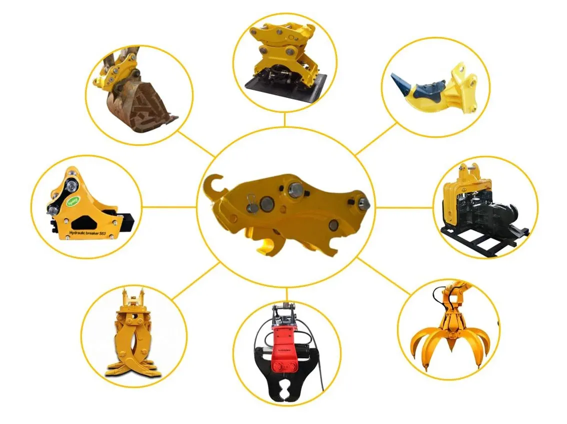 1-17t Manual Quick Hitch Coupler Mechanical Bucket Quick Coupler