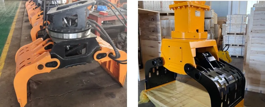 Hydraulic Rotating Grapple Log Grapple Loader Excavator Grapple