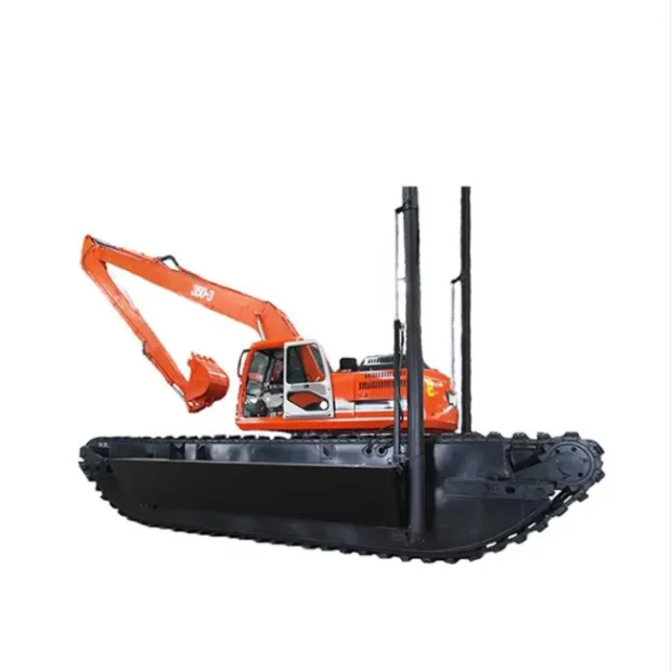 Hydraulic Amphibious Floating Excavator Undercarriage Pontoon
