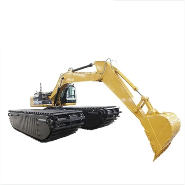 Hydraulic Amphibious Floating Excavator Undercarriage Pontoon