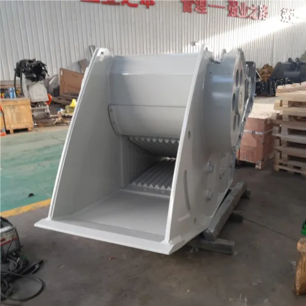Excavator Attachment Rock Jaw Bucket Crusher