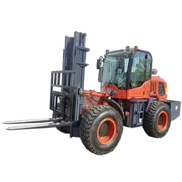 Diesel Four Wheel Drive All Terrain Forklift
