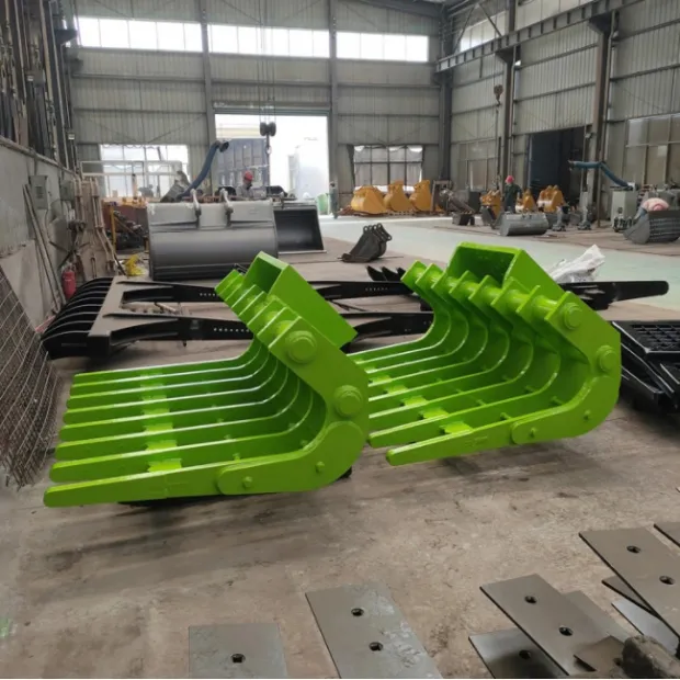 Hydraulic Excavator Tilt Demolition Root Rake