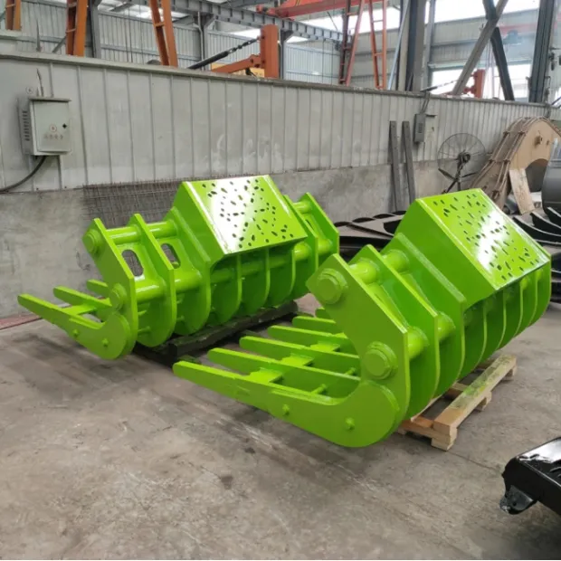 Hydraulic Excavator Tilt Demolition Root Rake