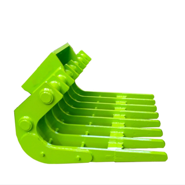 Hydraulic Excavator Tilt Demolition Root Rake