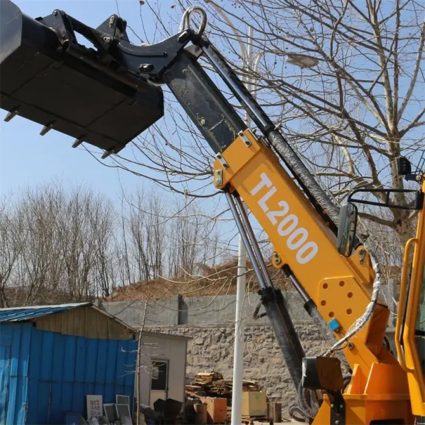 CE EURO5/EPA4 Telehandler Telescopic Wheel Loader Diesel 4x4 ATV Loader with Joysticks Boom Arm ...