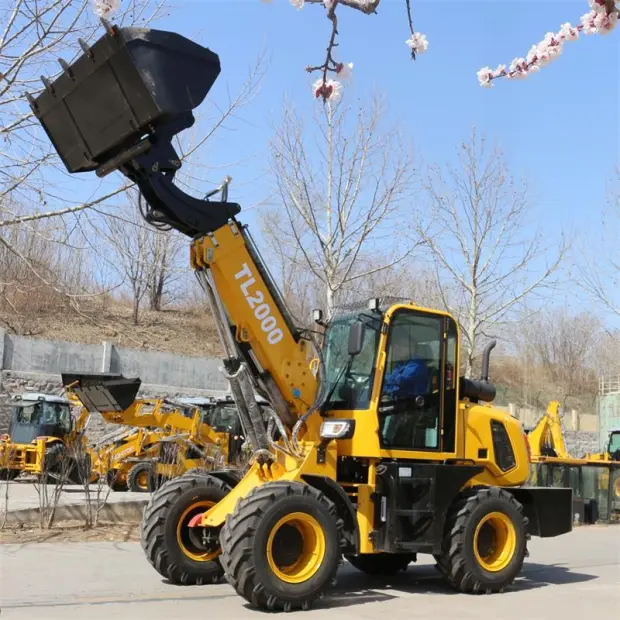 CE EURO5/EPA4 Telehandler Telescopic Wheel Loader Diesel 4x4 ATV Loader with Joysticks Boom Arm ...