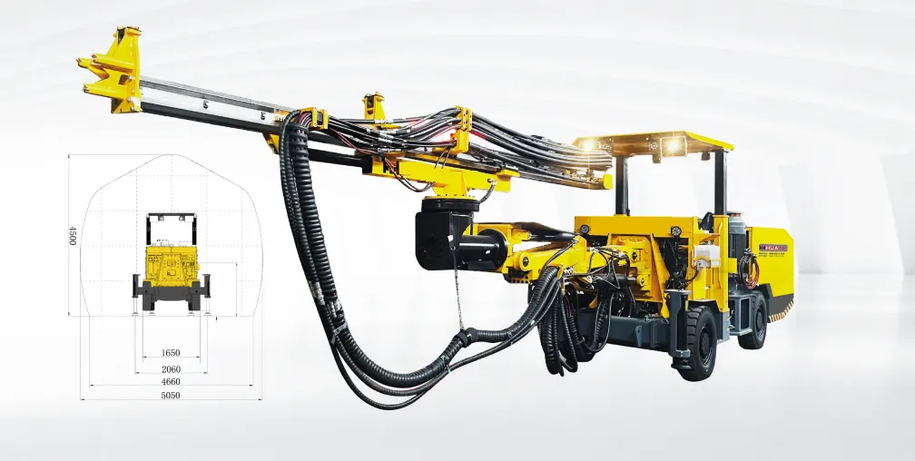 Hydraulic driving drill car for mining