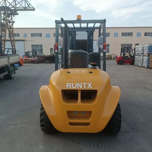 Forklift all rough terrain forklift with enclosed cabin