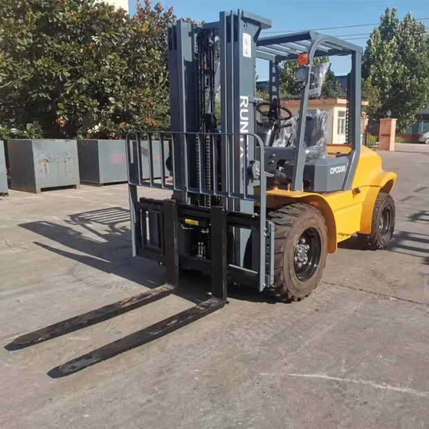 Forklift all rough terrain forklift with enclosed cabin