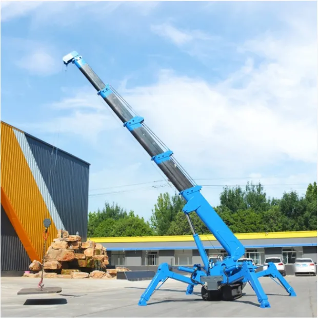 Mini Spider Crane Crawler Crane with Hydraulic Telescopic Outrigger