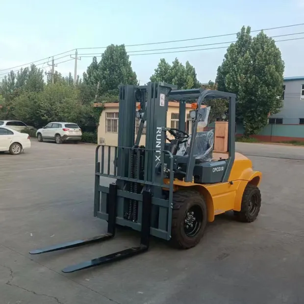Forklift all rough terrain forklift with enclosed cabin